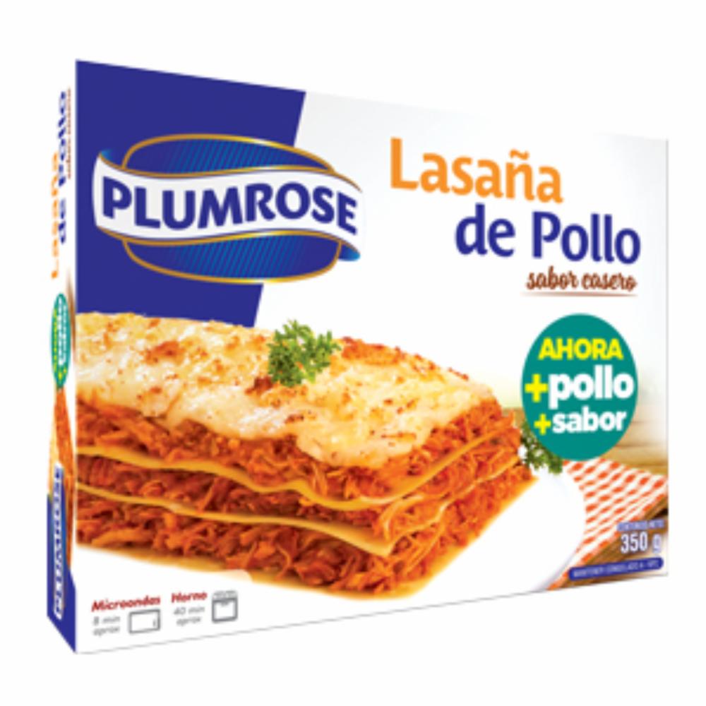 Lasaña De Pollo PLUMROSE 350 G - Supermaxi
