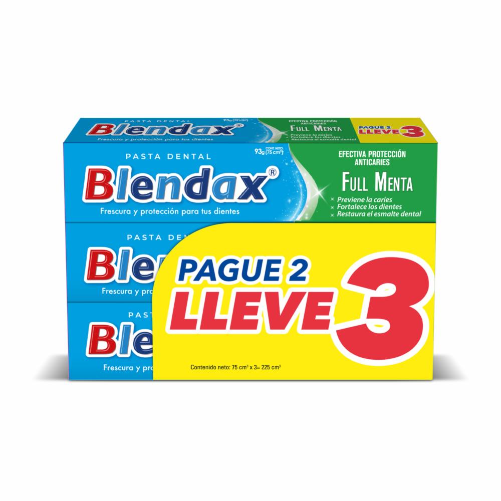 Crema Dental Full Menta BLENDAX 3 X 75 G - Supermaxi