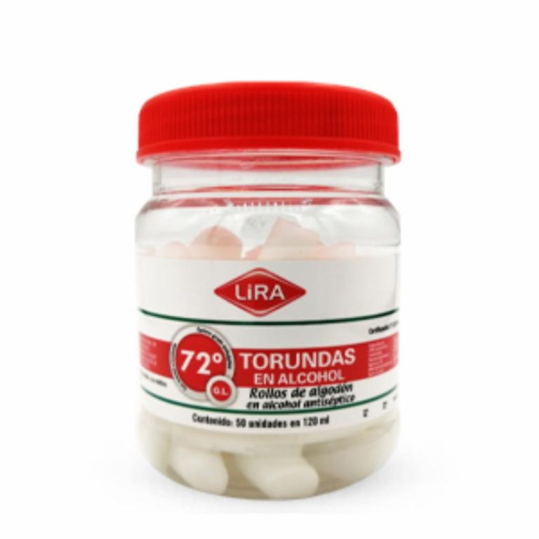 Torundas En Alcohol LIRA 120 Ml - Supermaxi