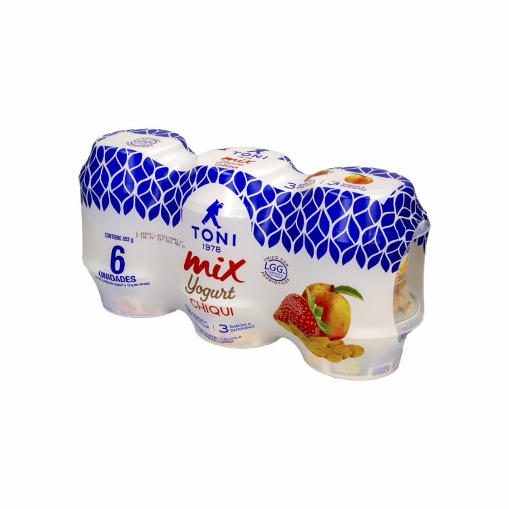 Pack De Yogurt Mix Chiqui X 6 TONI 6 X 92G - Supermaxi
