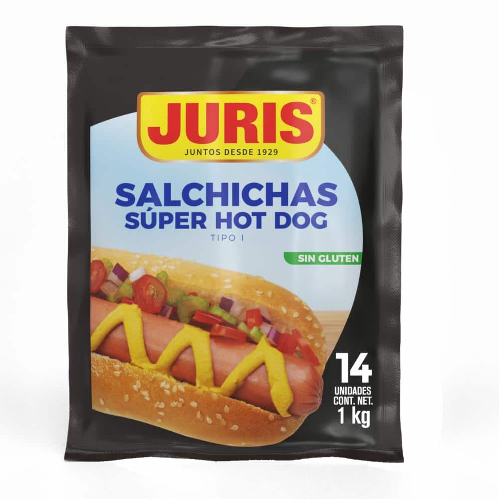 Salchichas Súper Hot Dog Premium JURIS 1000 G - Supermaxi