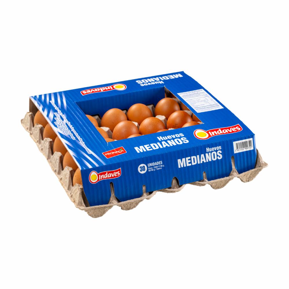 Huevos Medianos INDAVES X 30 Uds - Supermaxi