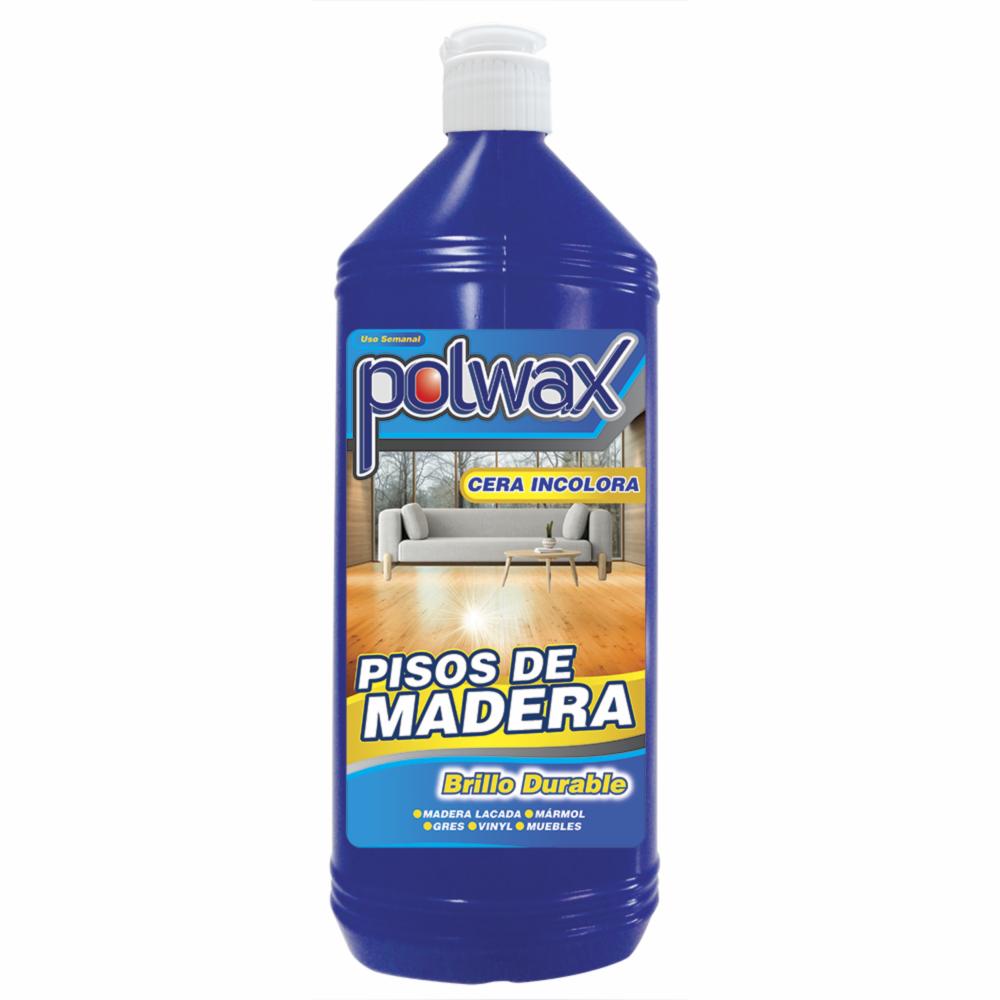 Cera De Pisos De Madera Incolora Aroma Floral POLWAX 1000 Ml - Supermaxi