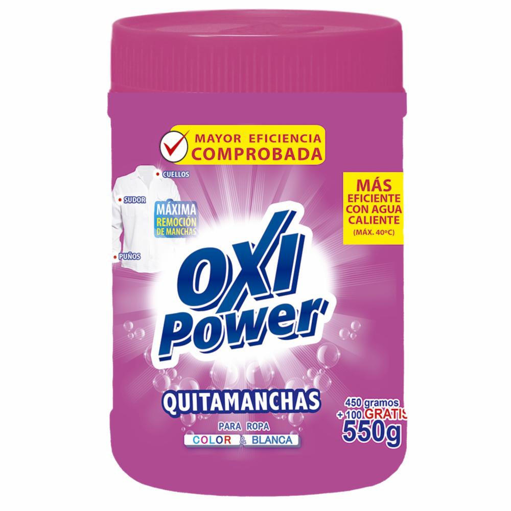 Quitamanchas De Ropa Blanca Y De Color En Polvo OXI POWER 550 G - Supermaxi