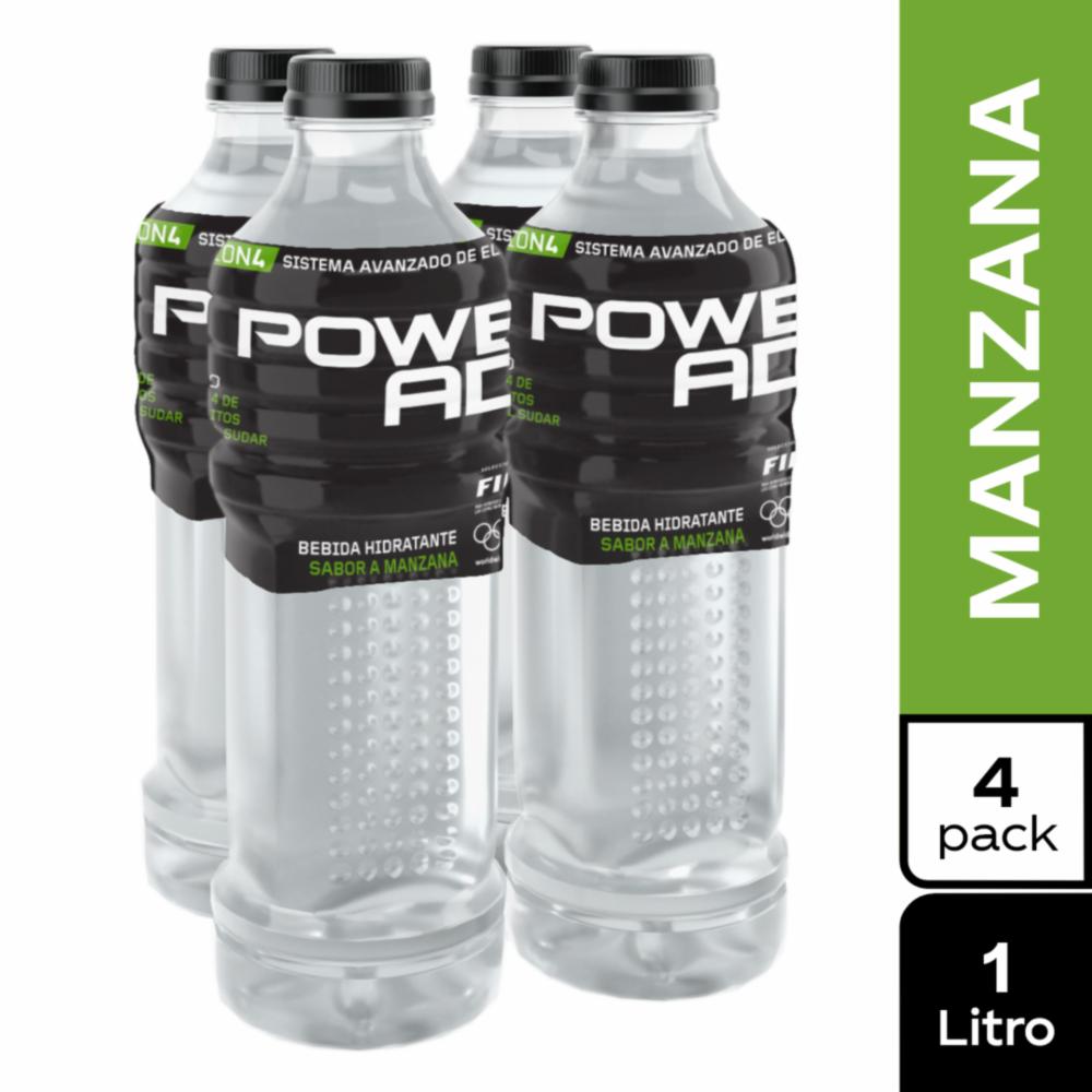Bebida Hidratante Sabor A Manzana Clear POWERADE 4 X 1000 Ml - Supermaxi