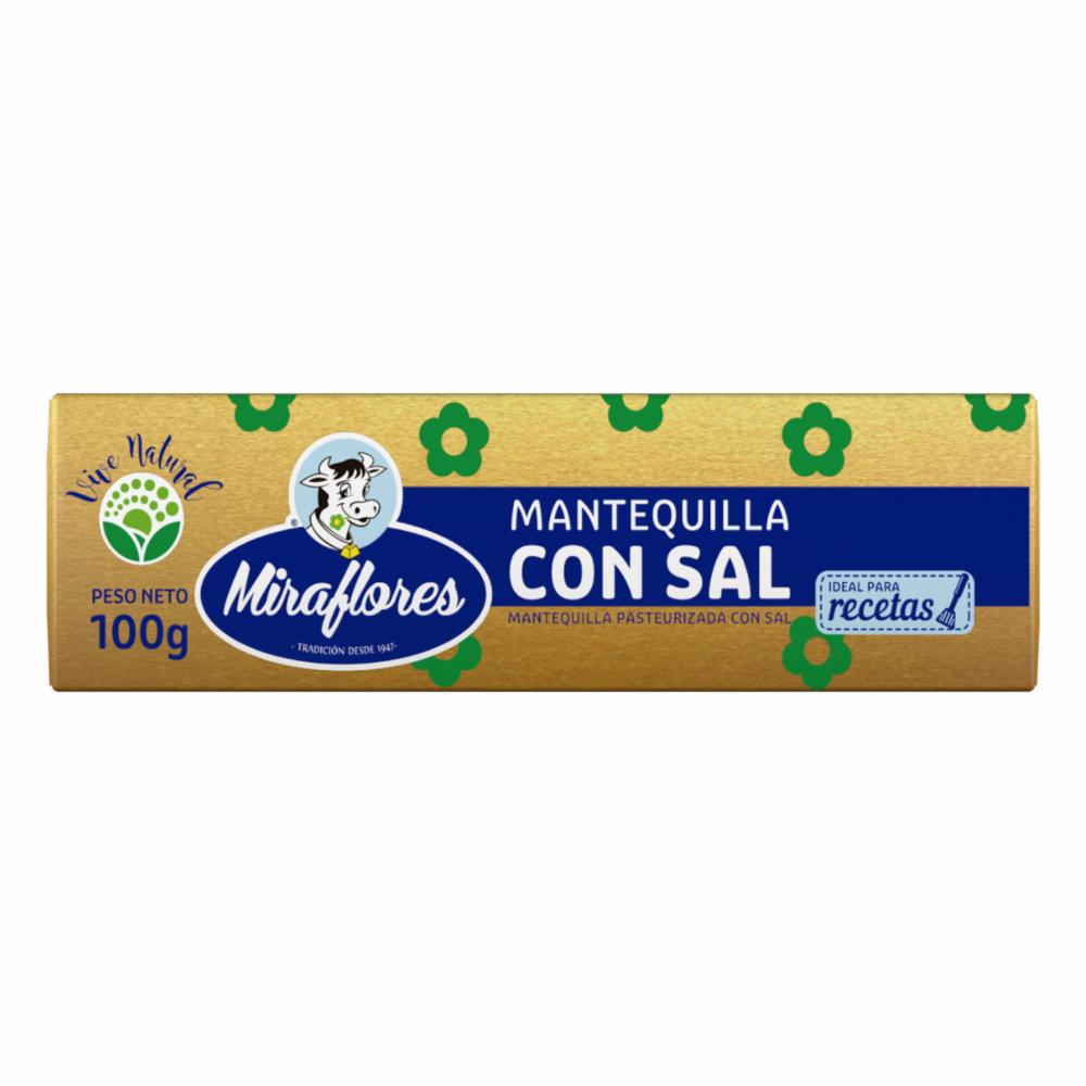 Mantequilla Con Sal MIRAFLORES 100 G - Supermaxi