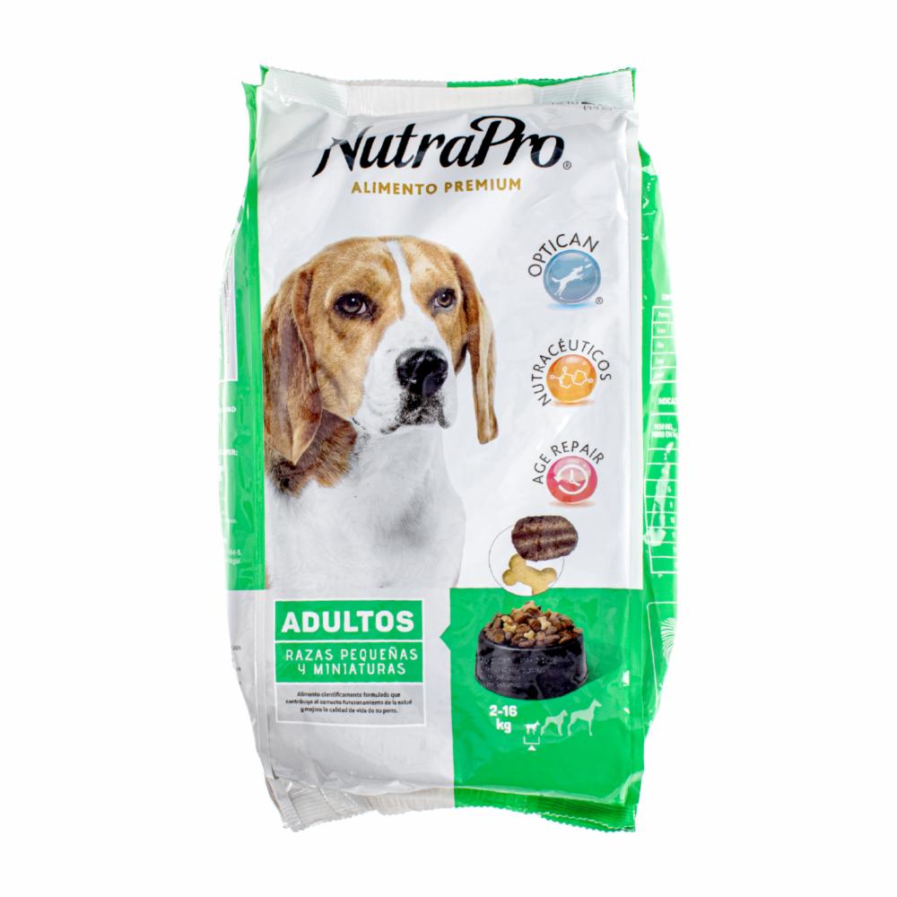 Alimento Para Perros Adultos Raza Pequeña Mediana NUTRAPRO 2 Kg - Supermaxi