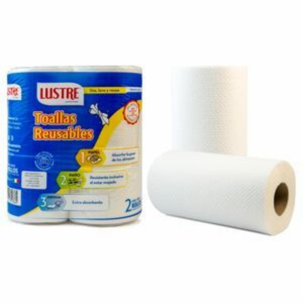 Toallas Toallas De Cocina Reusables 3 En 1 LUSTRE 2 X 6.60 M - Supermaxi