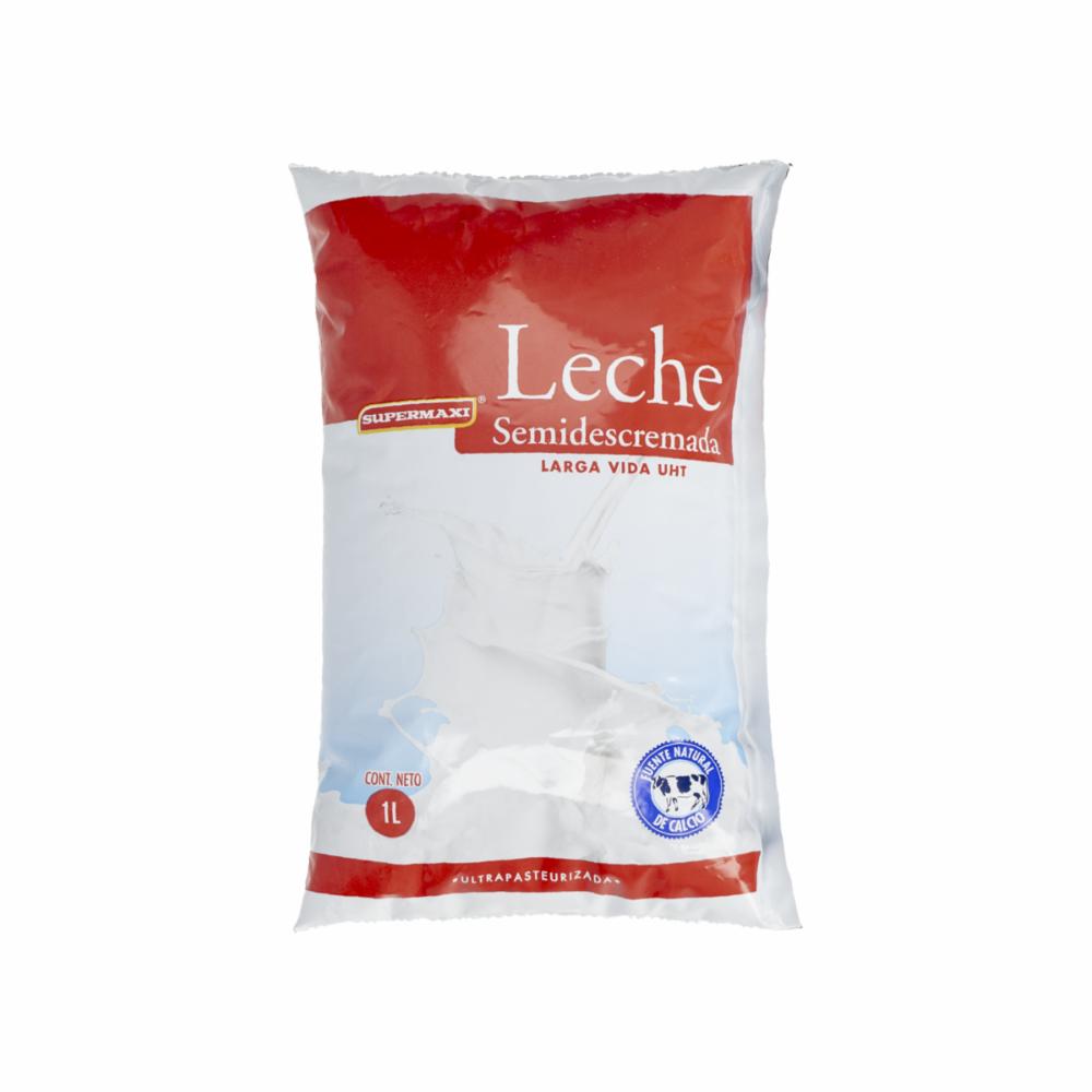 Leche Semidescremada Larga Vida SUPERMAXI 1000 Ml - Supermaxi