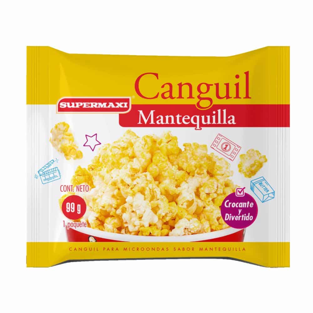 Canguil Para Microondas Con Mantequilla SUPERMAXI 99 G - Supermaxi