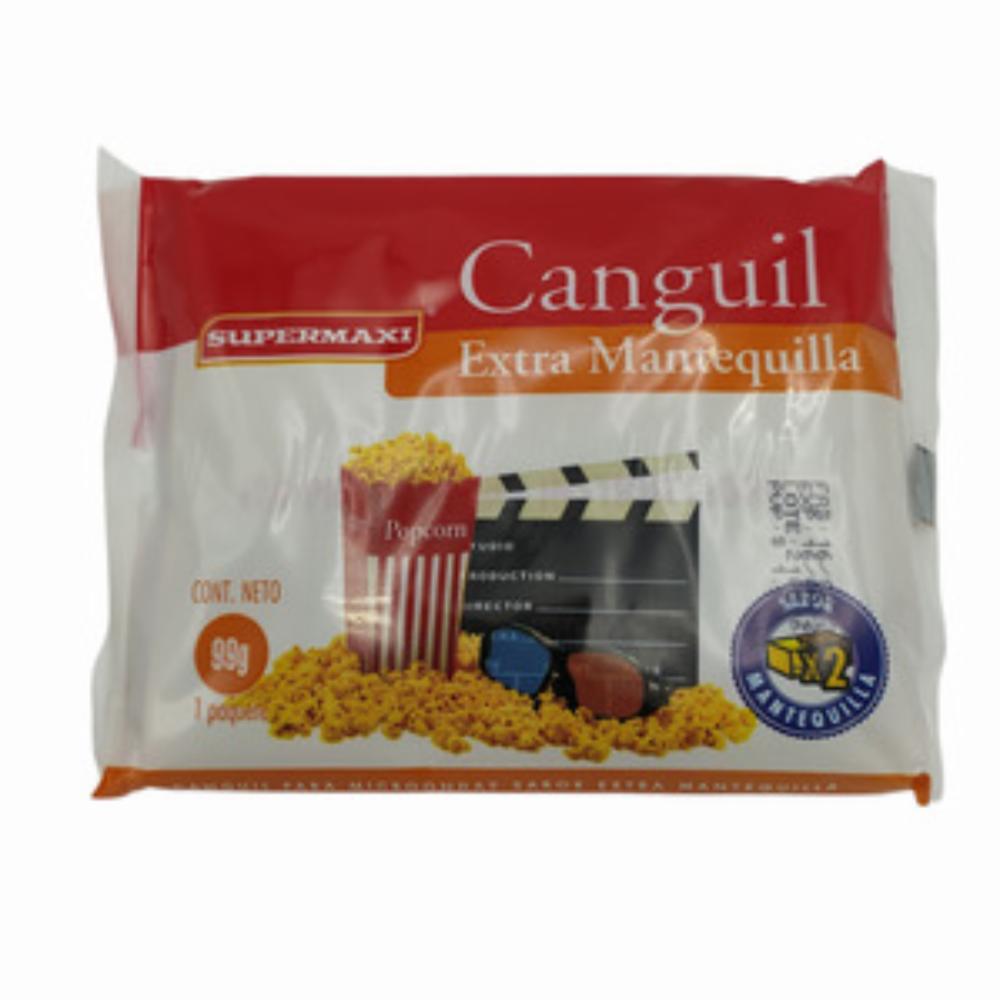 Canguil Para Microondas Con Extra Mantequilla SUPERMAXI 99 G - Supermaxi