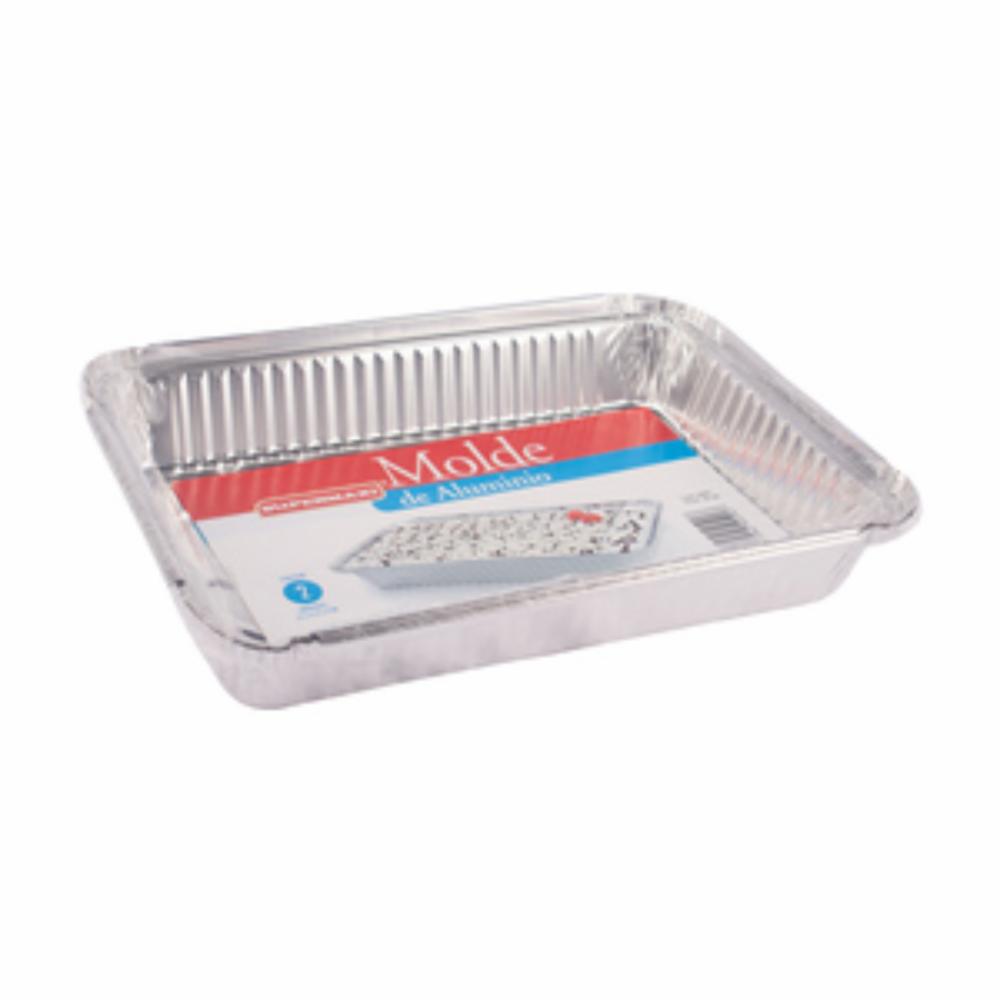 Molde De Aluminio Mediano SUPERMAXI 2 Unidades - Supermaxi