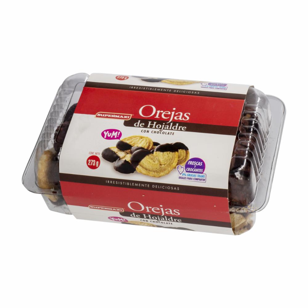 Orejas De Hojaldre Con Chocolate SUPERMAXI 273 g - Supermaxi