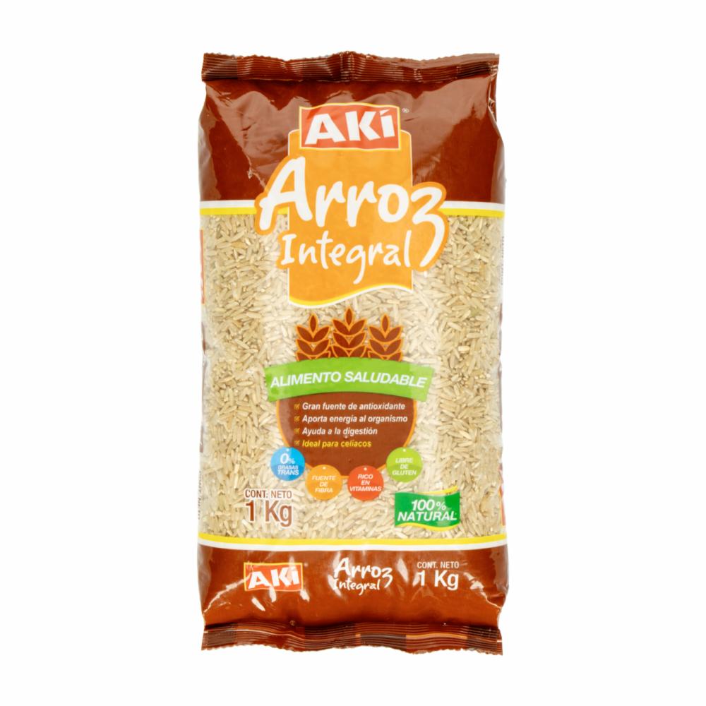 Arroz Integral 100% Natural Libre De Gluten AKÍ 1 Kg - Supermaxi