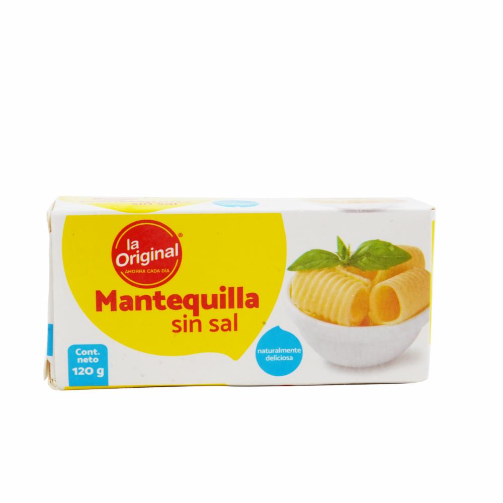 Mantequilla Sin Sal LA ORIGINAL 120 G - Supermaxi