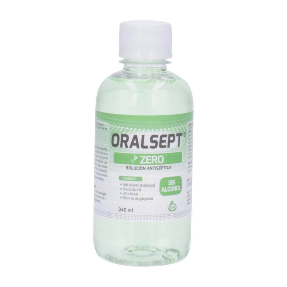 Ejuague Bucal Zero Solucion Antiseptica ORALSEPT 240 Ml - Supermaxi