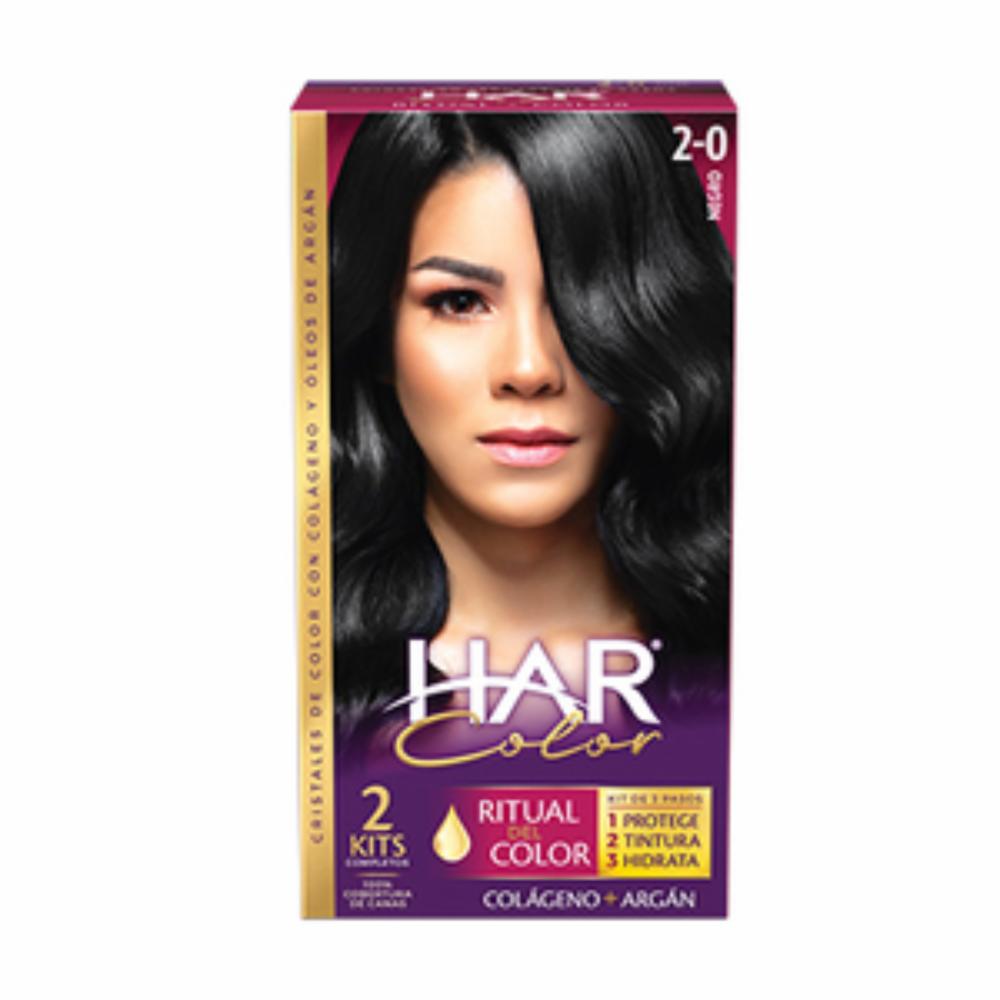 Tinte De Cabello Color Negro 2-0 HAR 100 G - Supermaxi