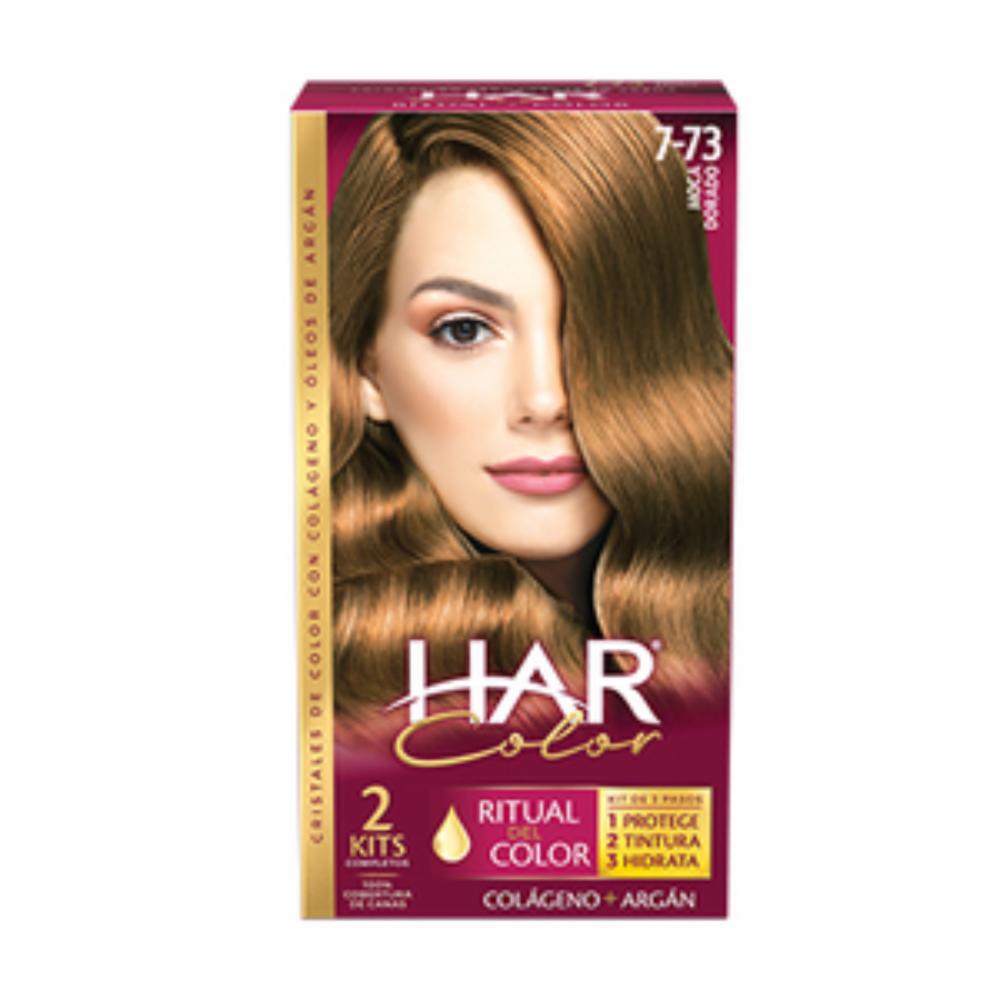 Tinte De Cabello Color Canela Dorado 7-73 HAR 100 G - Supermaxi