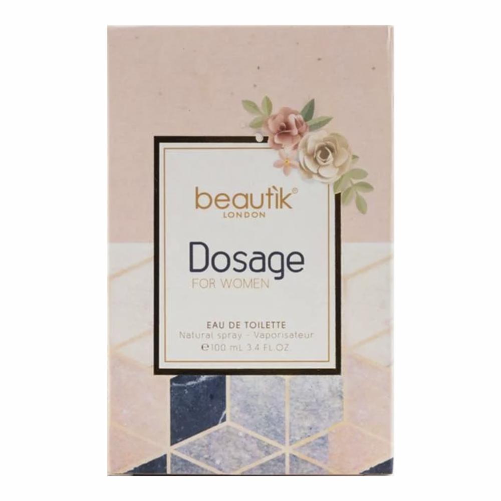 Fragancia Para Dama Dosage BEAUTIK LONDON EDT 100 Ml - Supermaxi