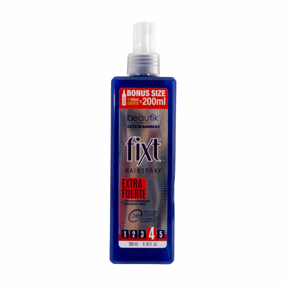 Spray Fijador De Cabello Extra Fuerte FIXT 200 Ml - Supermaxi