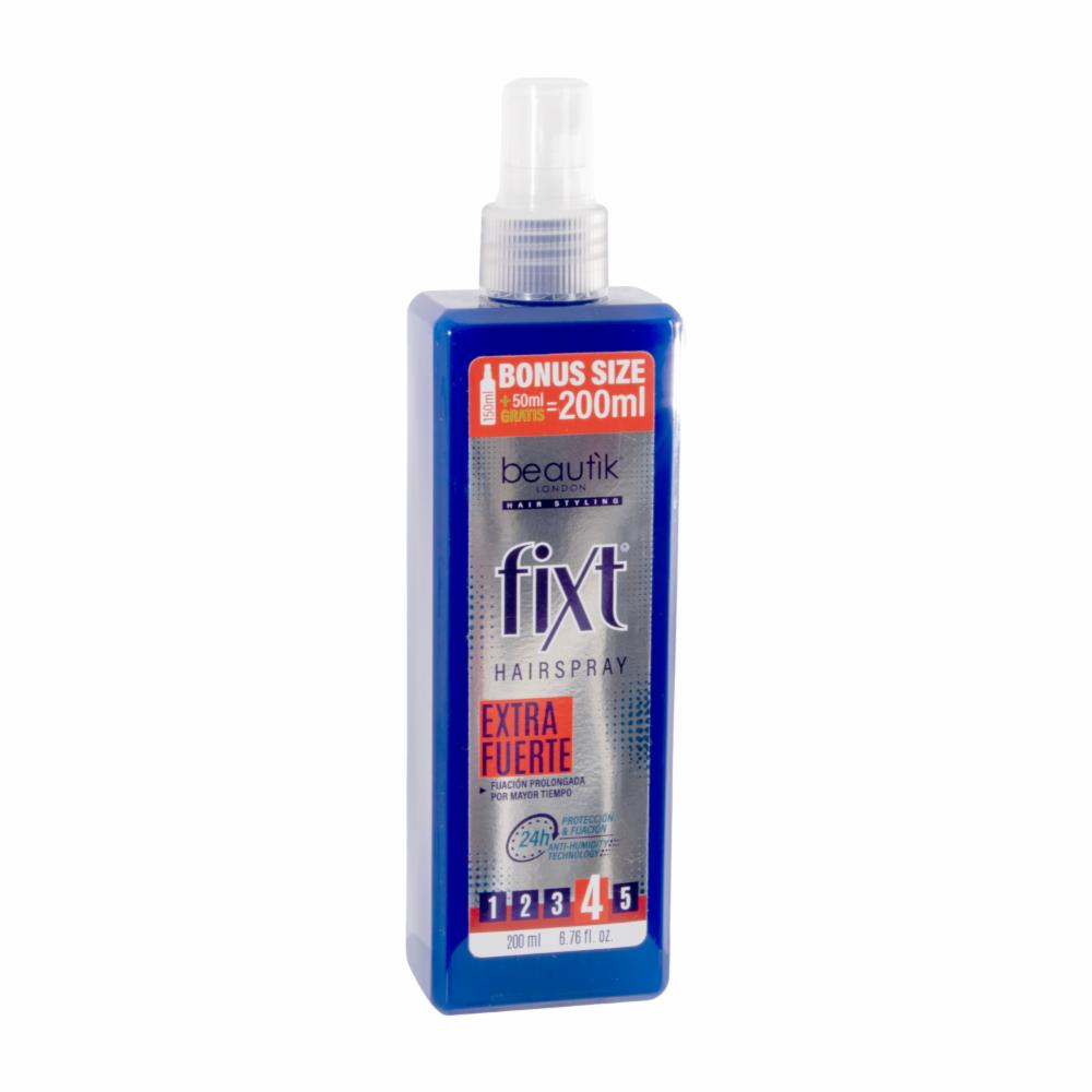 Spray Fijador De Cabello Extra Fuerte FIXT 200 Ml - Supermaxi