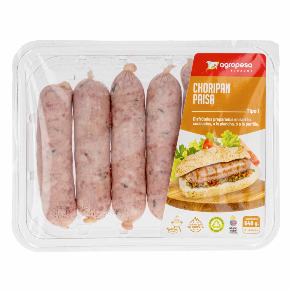 Choripán Paisa (Charol) AGROPESA 540G - Supermaxi