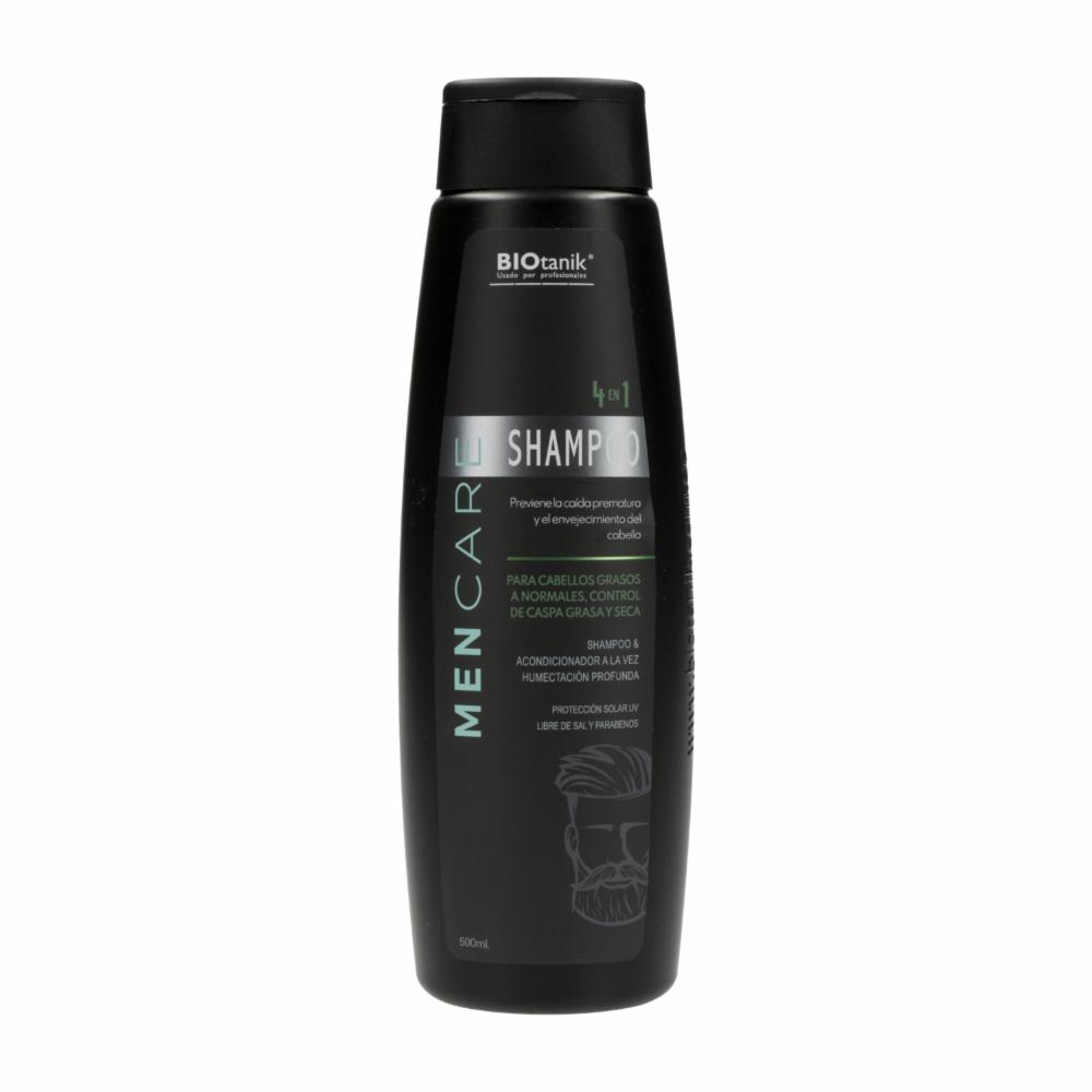 Shampoo Para Cabello Men Care 4 En 1 BIOTANIK 500 Ml - Supermaxi