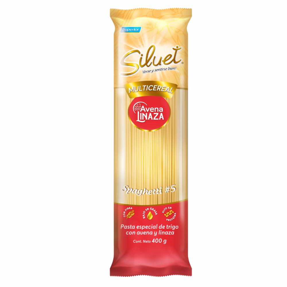 Spaghetti Número 5 De Linaza Y Avena SILUET 400 G - Supermaxi