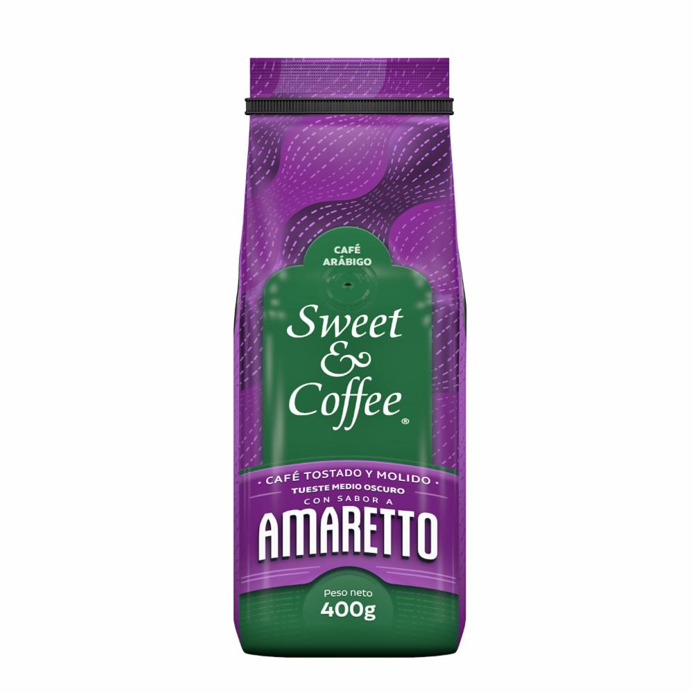 Café Amareto Arábigo Tostado y Molido SWEET & COFFEE 400 G - Supermaxi
