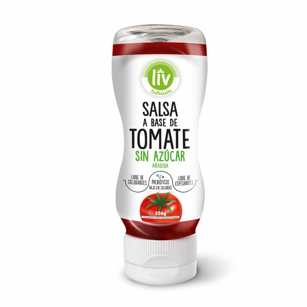 Salsa De Tomate Sin Azúcar Endulzada Con Monk Fruit LIV 350 G - Supermaxi