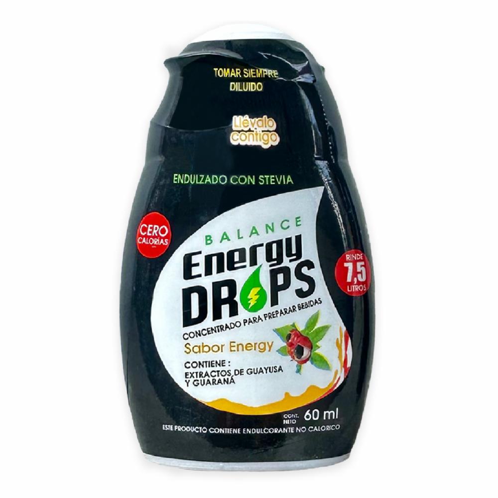 Energy Drops Concentrado Para Preparar Bebidas Sabor Energy BALANCE 60 ...