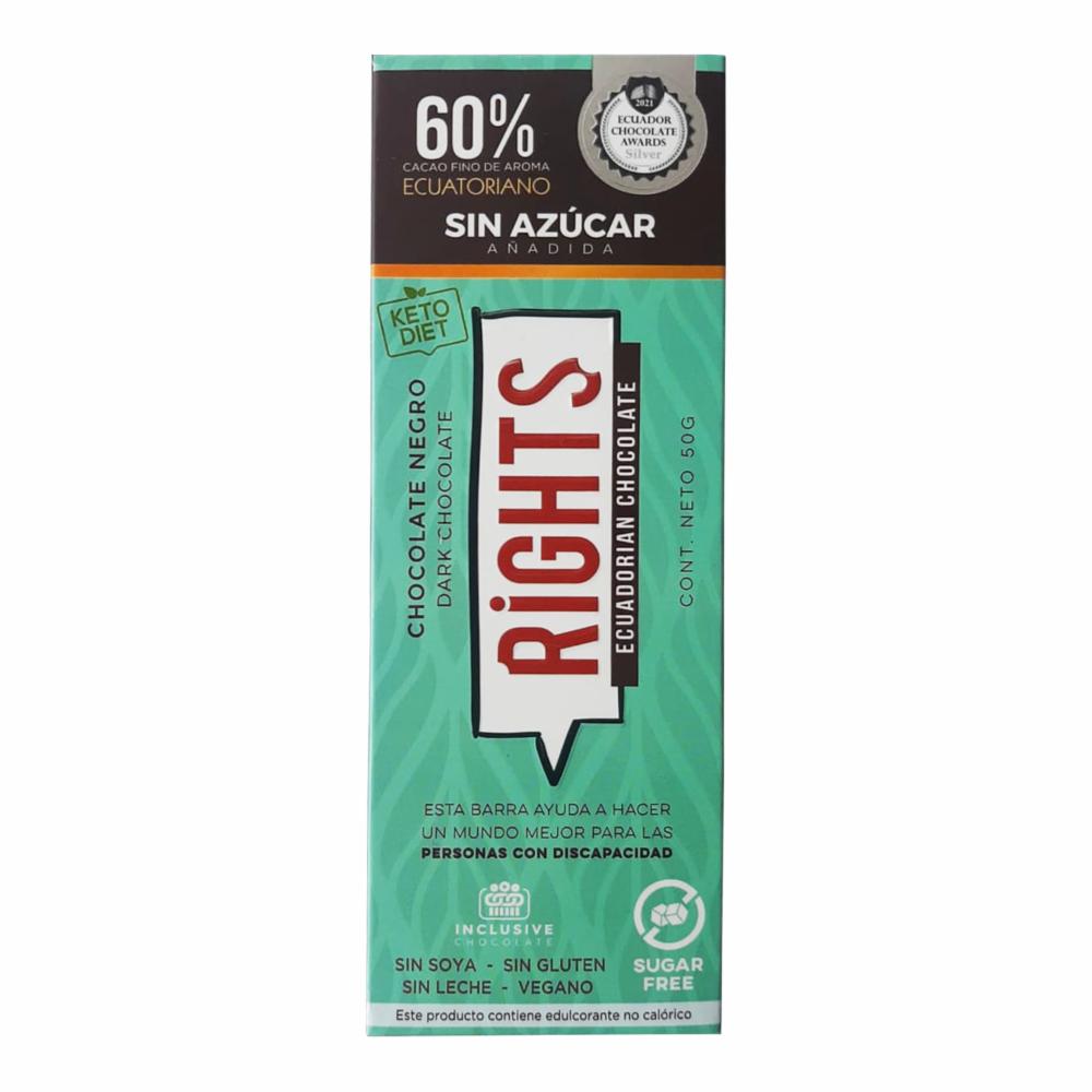 Chocolate Maltitol Y Stevia RIGHTS 50 G - Supermaxi