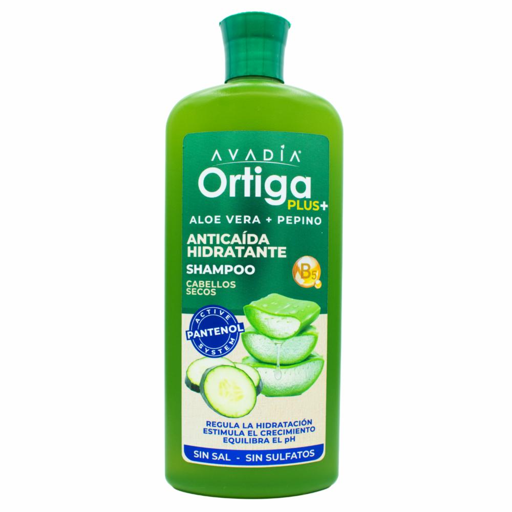 Shampoo Para Cabello Ortiga Plus Anticaída Hidratante Aloe Vera Y ...