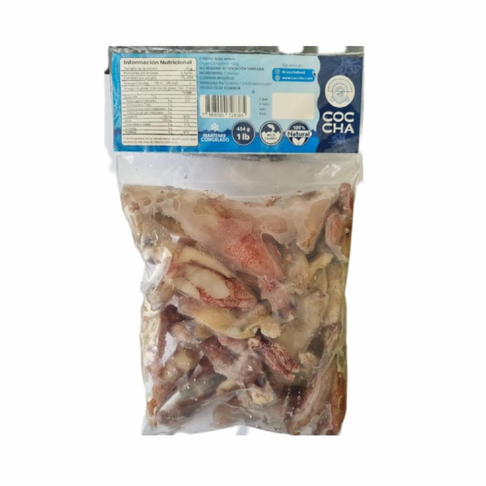 Calamar Baby Entero 100% Natural Sin Químicos COC CHA 454 g - Supermaxi