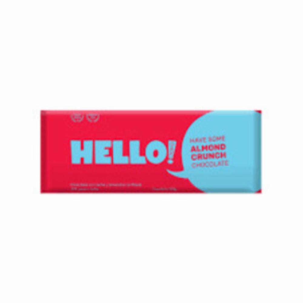 Chocolate Con Leche Y Almendra Confitada HELLO CHOC 100 g - Supermaxi
