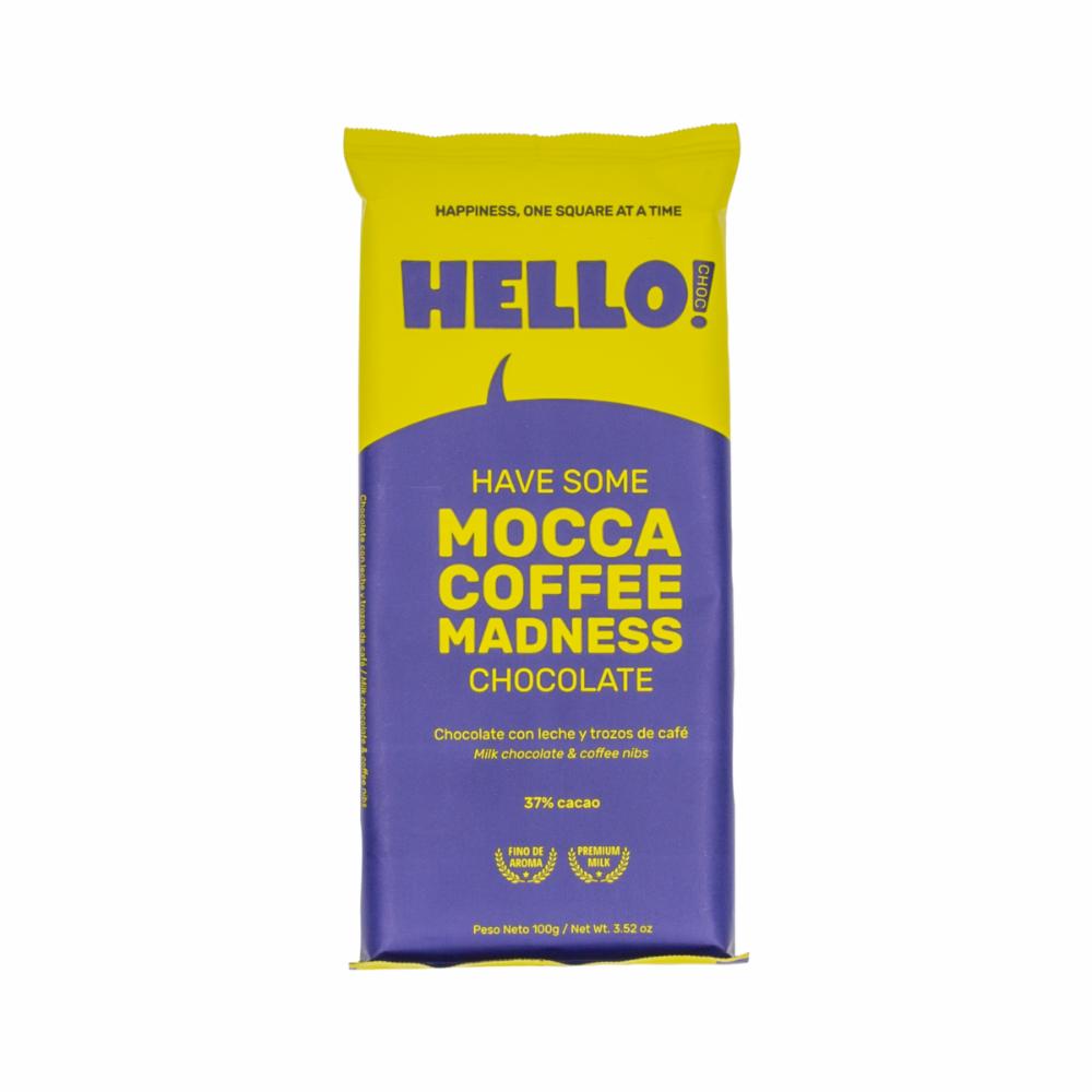 Chocolate Con Leche Y Trozos De Cafe HELLO CHOC 100 G - Supermaxi