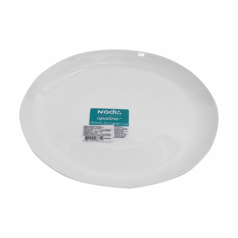 Plato Llano Color Blanco NADIR Unidad - Supermaxi