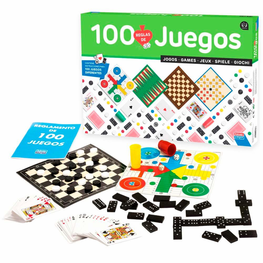 Juego De Mesa FALOMIR 100 Juegos Diferentes - Supermaxi