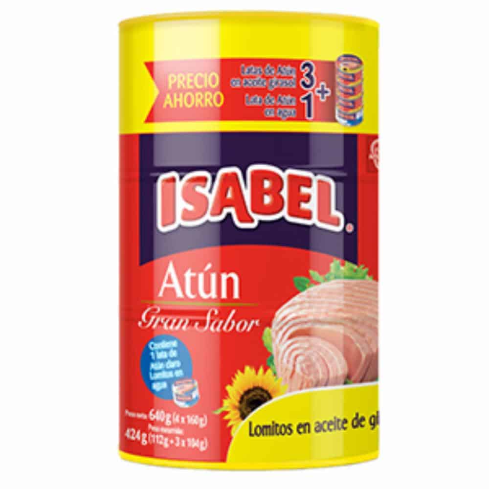 Pack De Atún En Aceite De Girasol ISABEL 640 G - Supermaxi