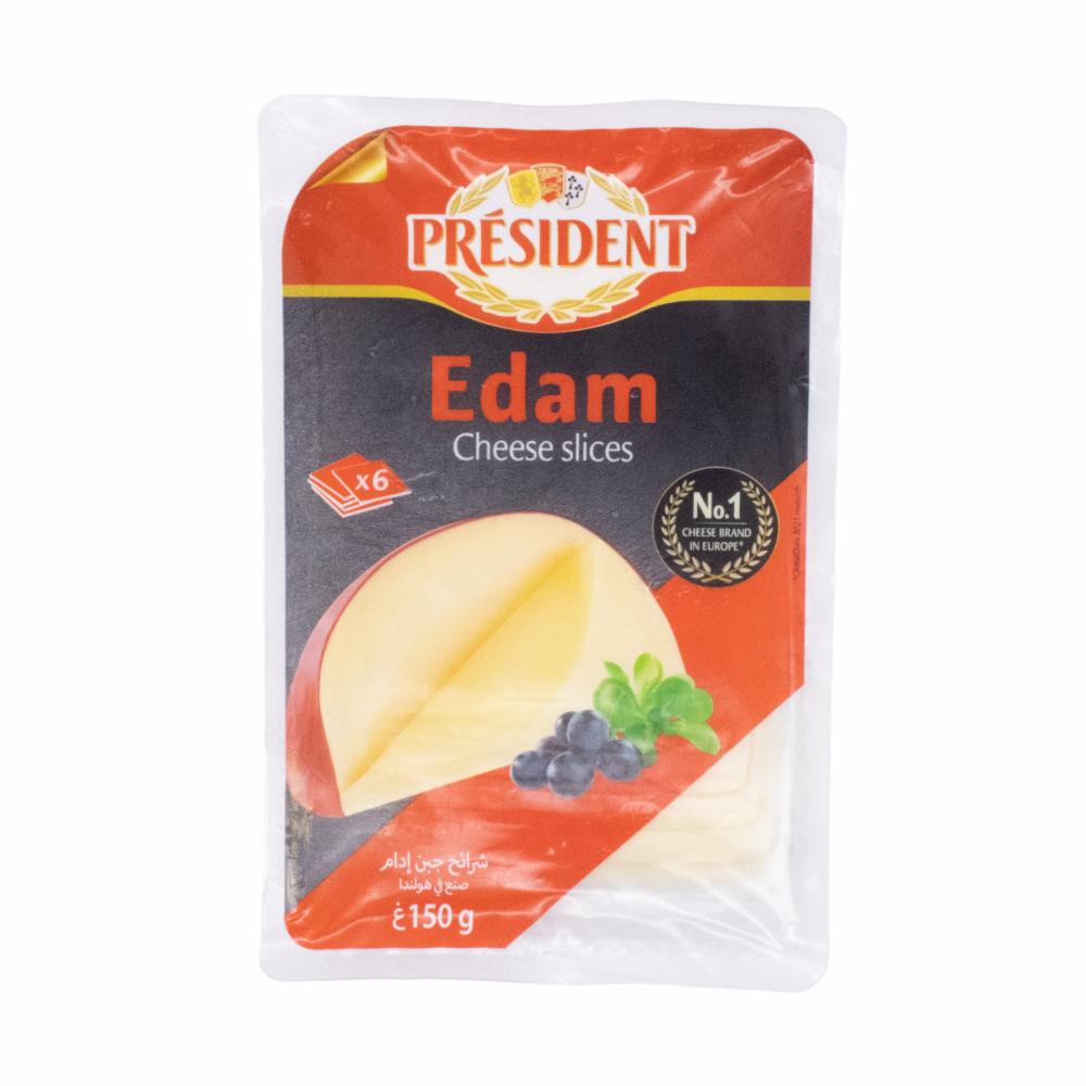 Queso Edam Rebanado PRÉSIDENT 150 G - Supermaxi