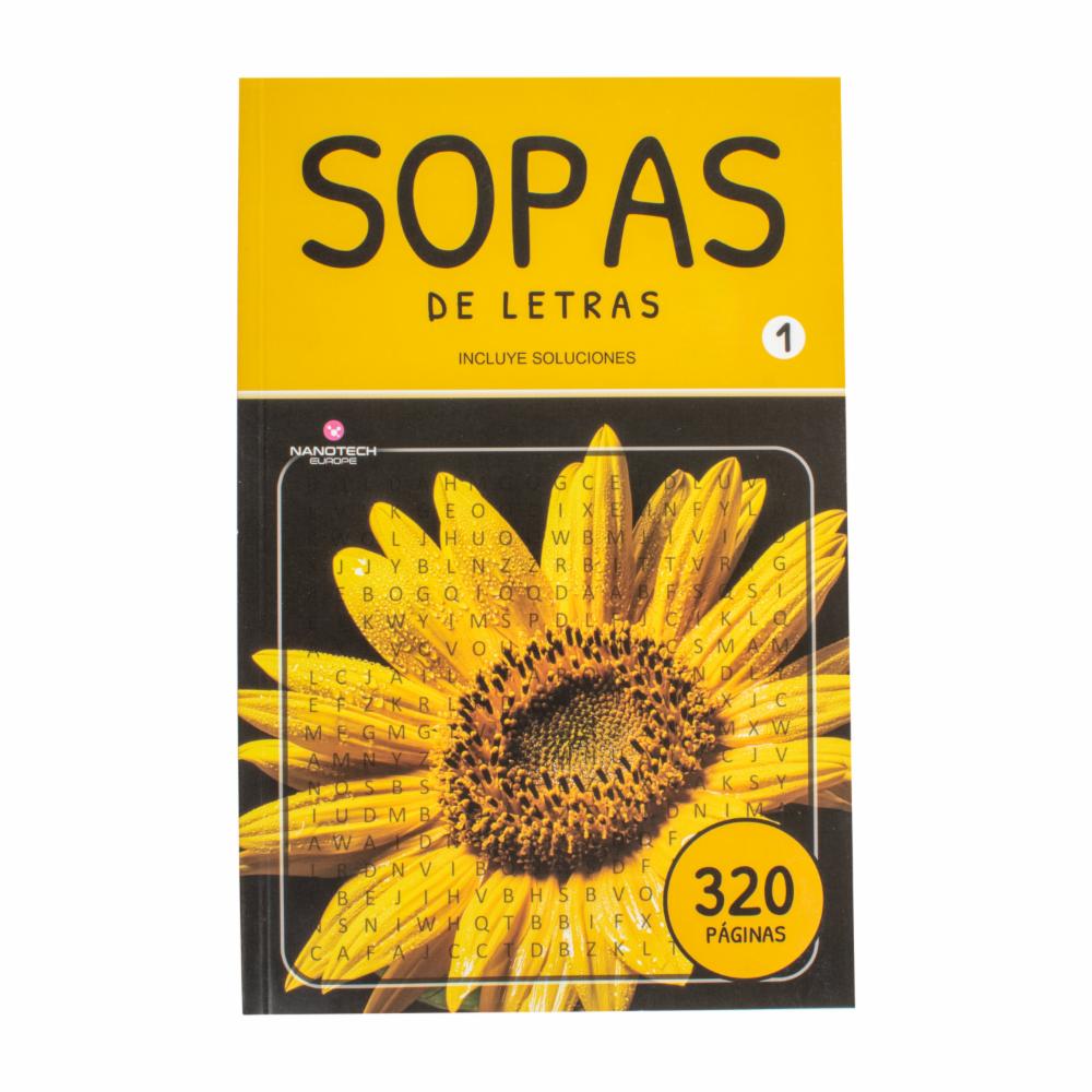 Libro Sopas De Letras Portada Girasol MR.BOOKS 320 Páginas - Supermaxi