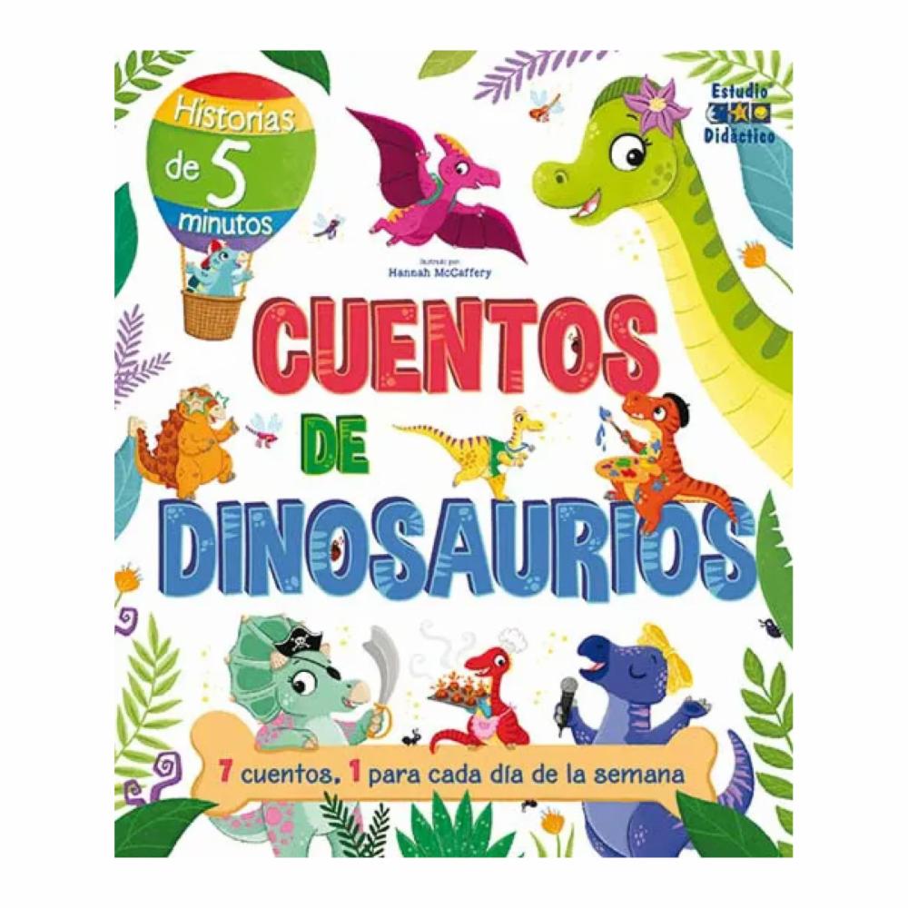 Libro Cuentos De Dinosaurios 7 Cuentos 1 Para Cada Dia ESTUDIO ...