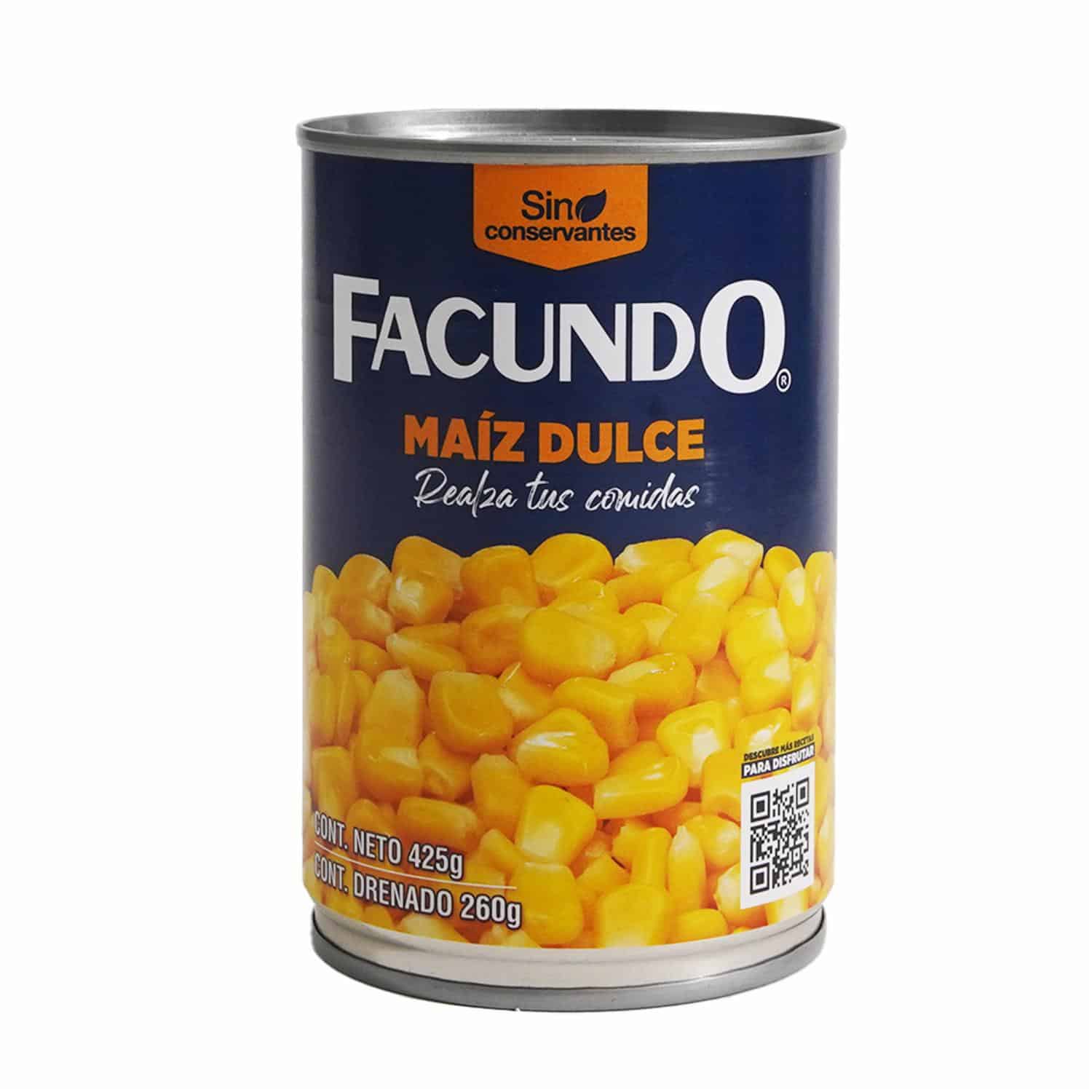 Maíz Dulce Tradicional FACUNDO 425 G - Supermaxi
