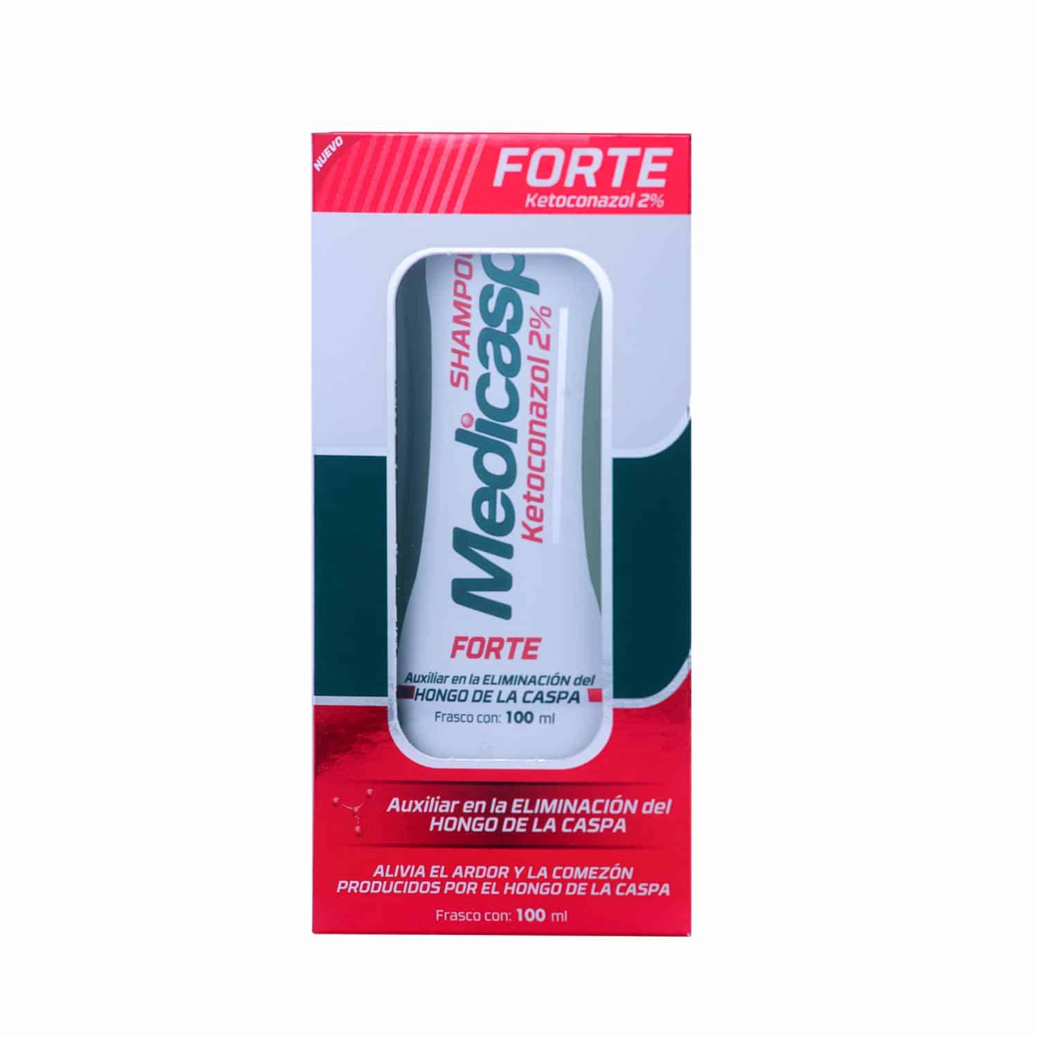 Shampoo Para Cabello Anticaspa Forte MEDICAPS 100 Ml - Supermaxi