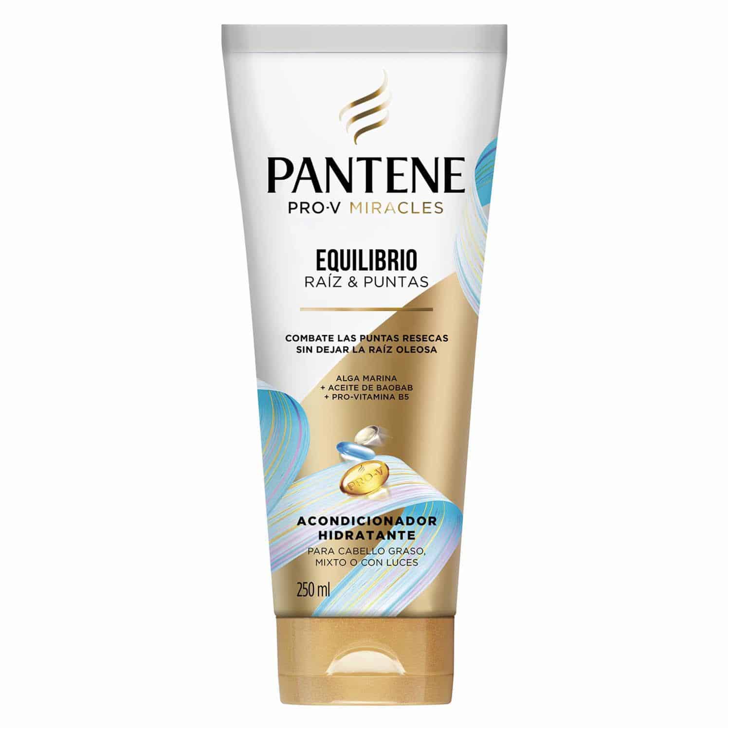 Acondicionador Equilibrio Raíz y Puntas Pro-V Miracles PANTENE 250 Ml ...