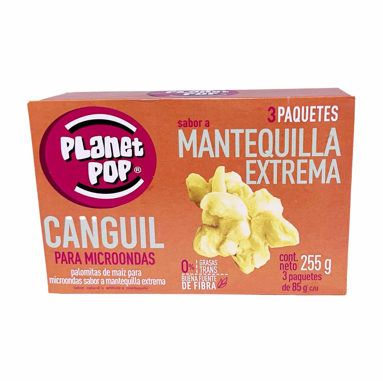 Canguil Para Microondas Con Extra Mantequilla PLANET 255 G - Supermaxi