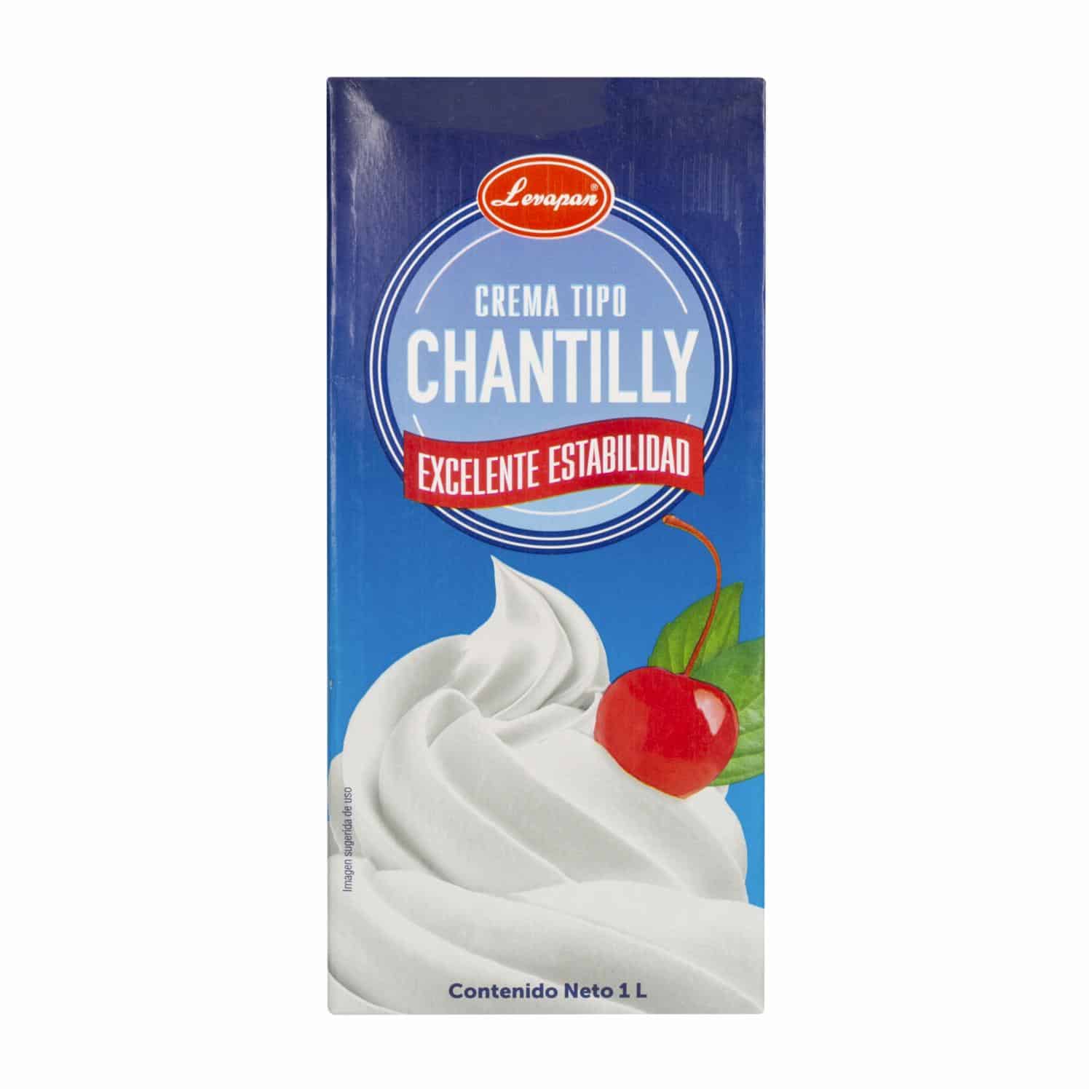 Crema Chantilly Vegetal LEVAPAN 1 L - Supermaxi