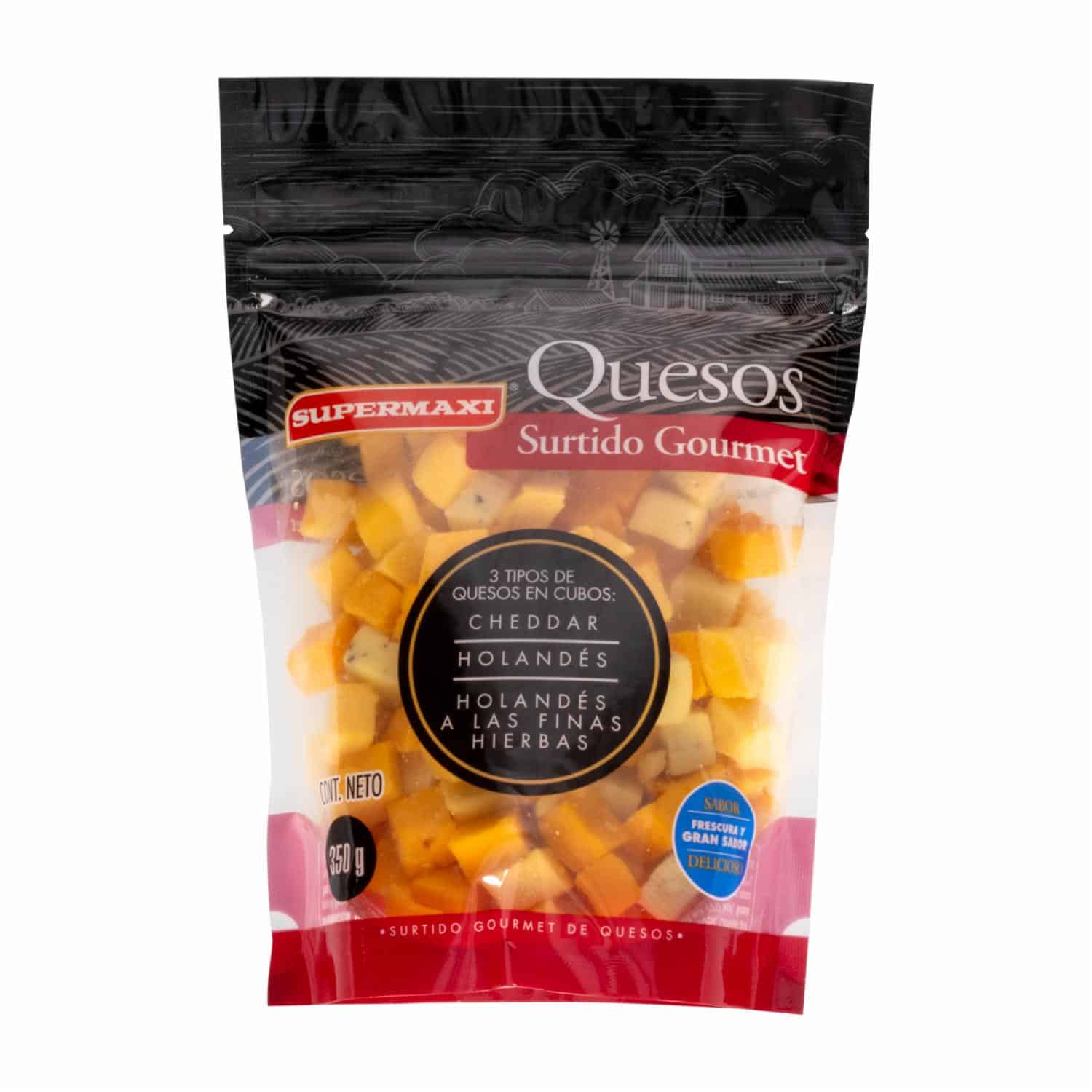 Queso Surtido Gourmet SUPERMAXI 350 G - Supermaxi