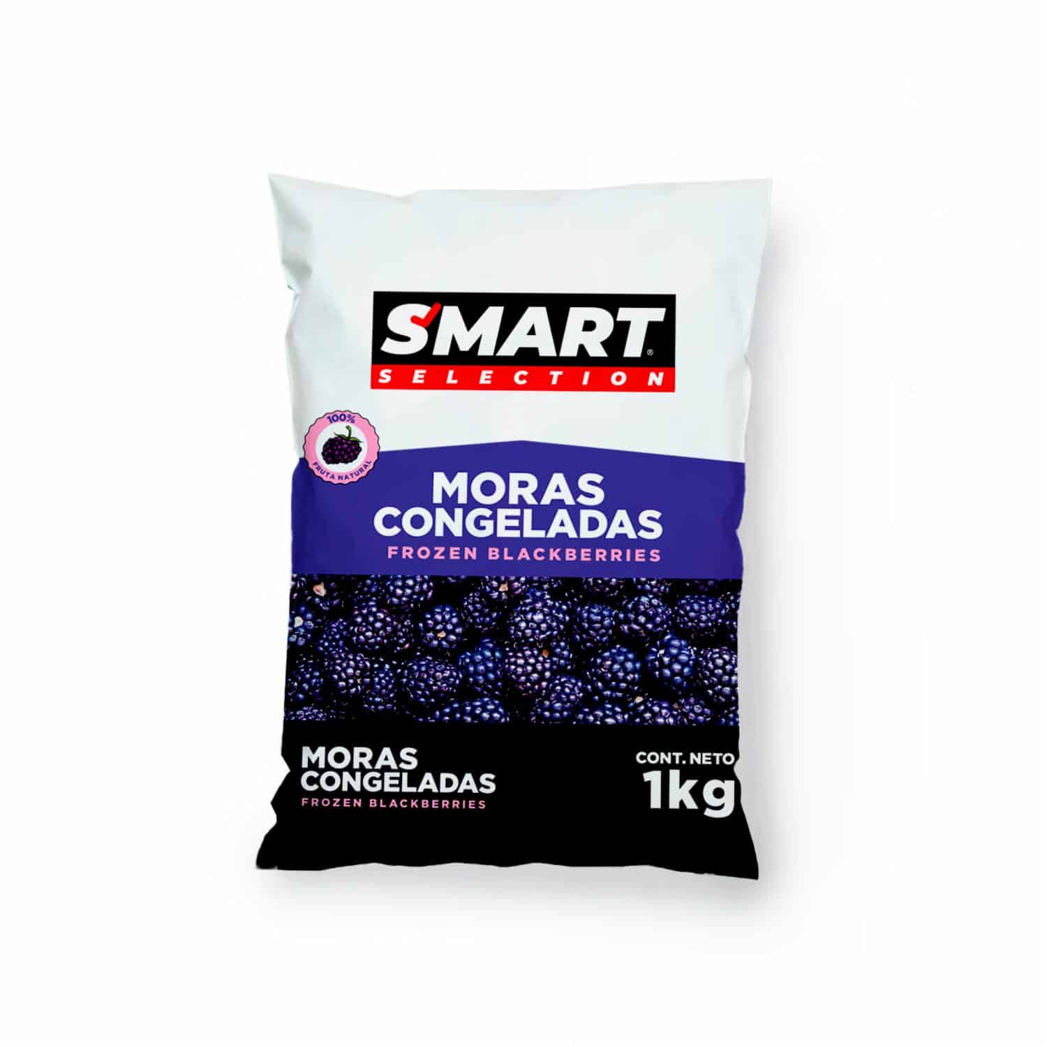 Moras Congeladas IQF SMART SELECTION 1 Kg - Supermaxi