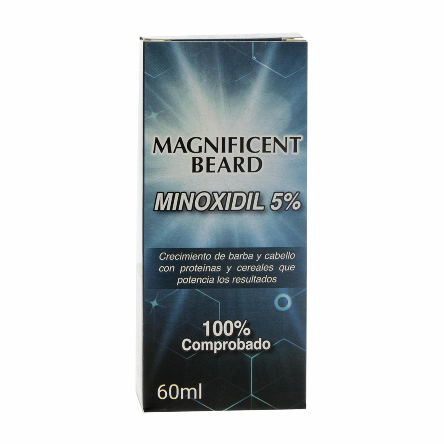 Minoxidil Loción Para Crecimiento De Barba MAGNIFICENT BEARD 60 Ml ...